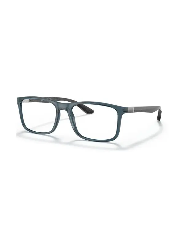 Ray-ban Rectangle Eyeglasses - Transparent Light Blue
