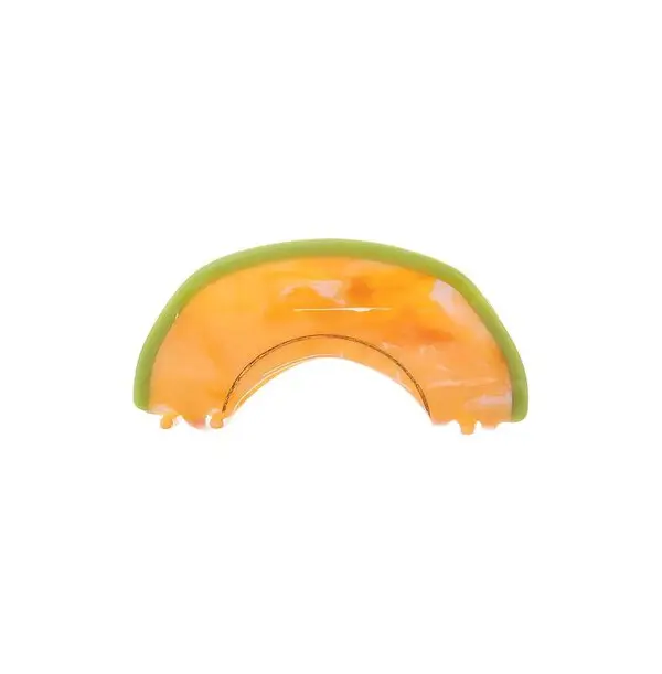BY ADINA EDEN Cantaloupe Slice Hair Claw Clip - Orange