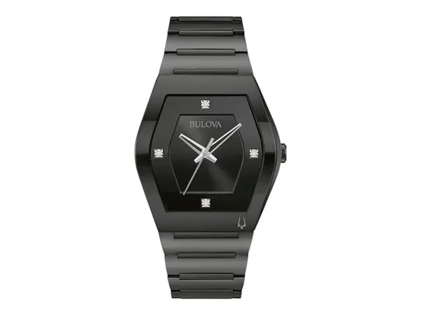 Bulova Gemini Diamond Watch - Stainless Steel