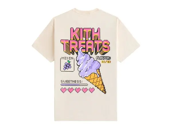 Kith Treats Grape Arcade Tee Shirt - Waffle