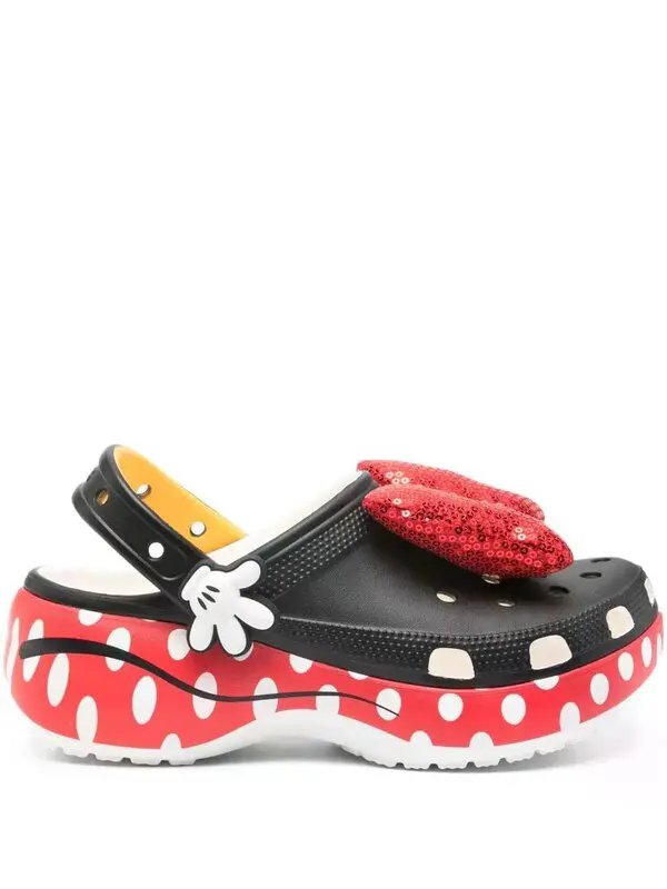 CROCS X Disney Minnie Mouse Classic Platform Clog Mules