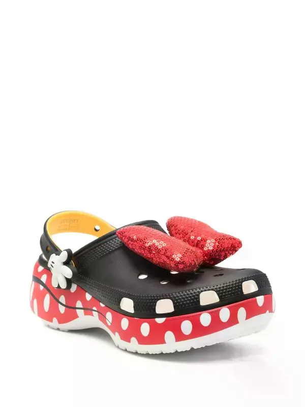 CROCS X Disney Minnie Mouse Classic Platform Clog Mules