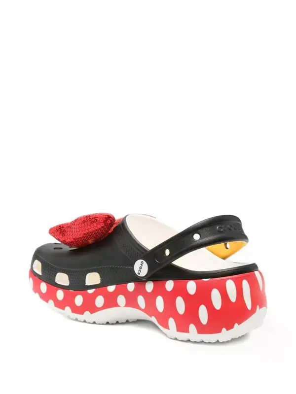 CROCS X Disney Minnie Mouse Classic Platform Clog Mules
