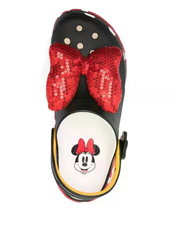 CROCS X Disney Minnie Mouse Classic Platform Clog Mules