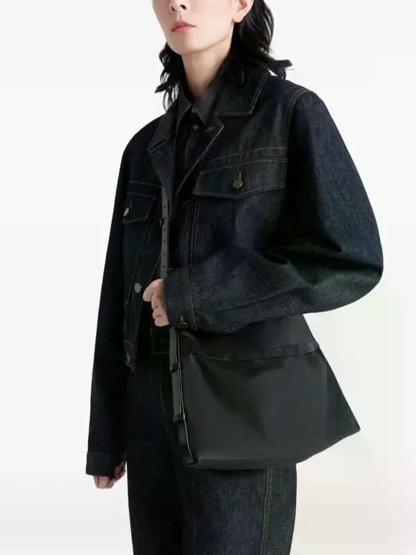 LEMAIRE Pocket Messenger Bag With Leather Strap