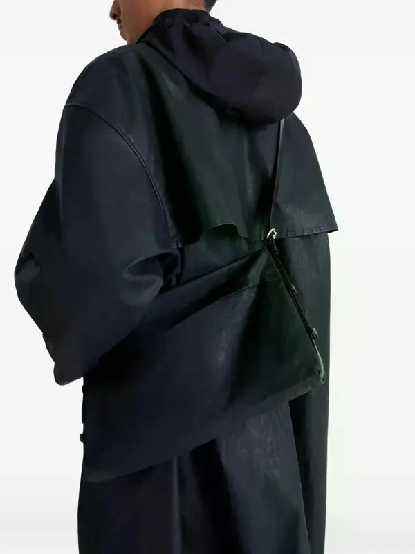 LEMAIRE Pocket Messenger Bag With Leather Strap