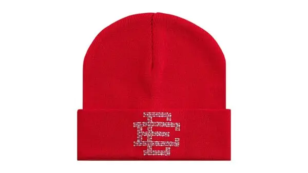 ERIC EMANUEL Ee Beanie - Red/swarovski