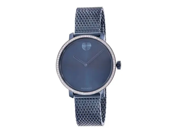 Movado Shimmer Blue Ionplated Mesh 3600780