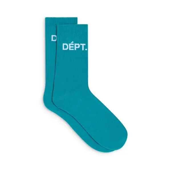 GALLERY DEPT. Logo Socks - Miami Blue