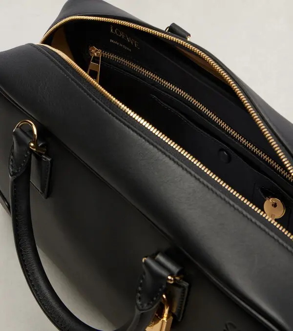 Loewe Amazona 28 Leather Top-handle Bag - Black