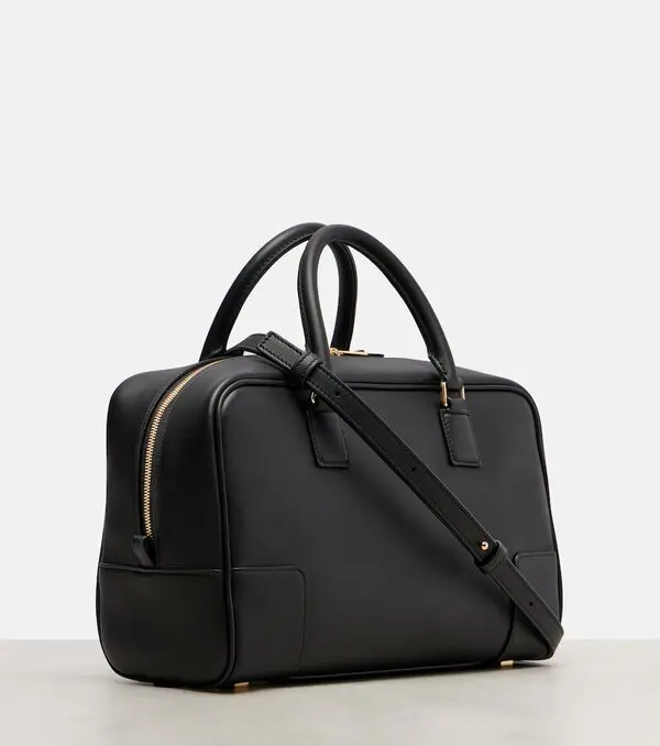 Loewe Amazona 28 Leather Top-handle Bag - Black