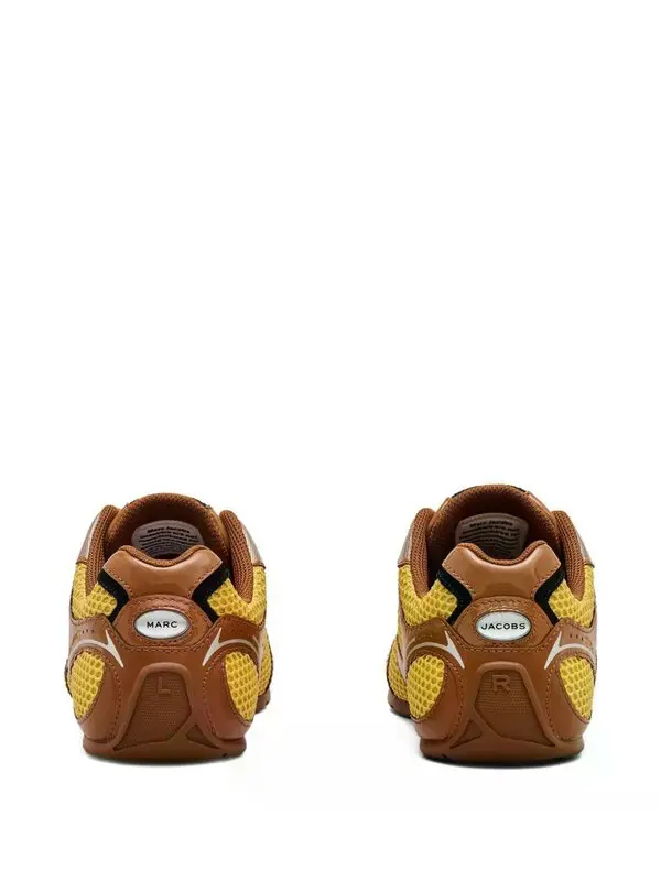 Marc Jacobs Mesh Panelled Leather Sneakers - Brown
