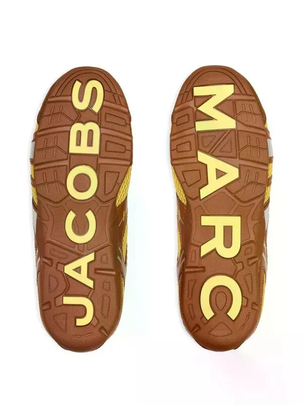 Marc Jacobs Mesh Panelled Leather Sneakers - Brown