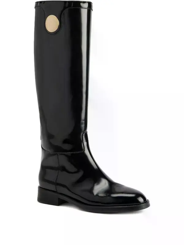 GIUSEPPE ZANOTTI Leather Knee-high Boots