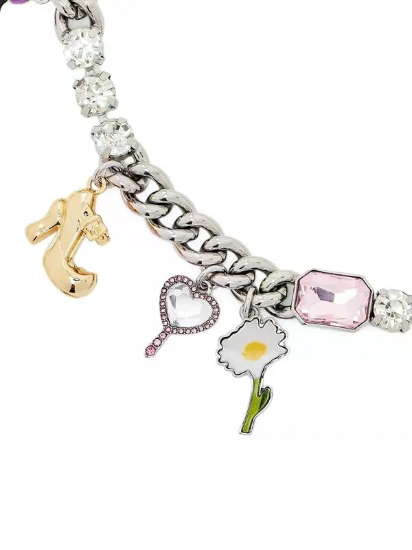 Marc Jacobs The Dollhouse Charm Necklace - Silver