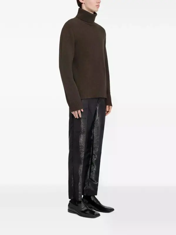 MAISON MARGIELA Roll-neck Sweater - Brown