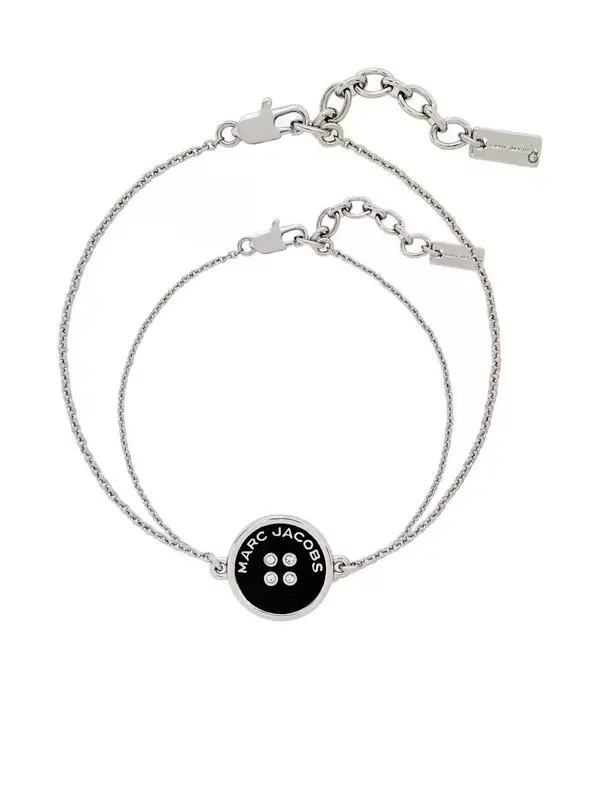 Marc Jacobs The Button Chain Bracelet - Black