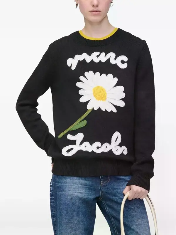 Marc Jacobs Marc Is Joy' Sweater - Black