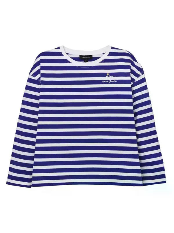 Marc Jacobs Striped Long Sleeve Top