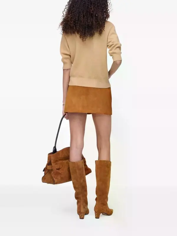 Marc Jacobs Contrast-collar Wool Polo - Brown