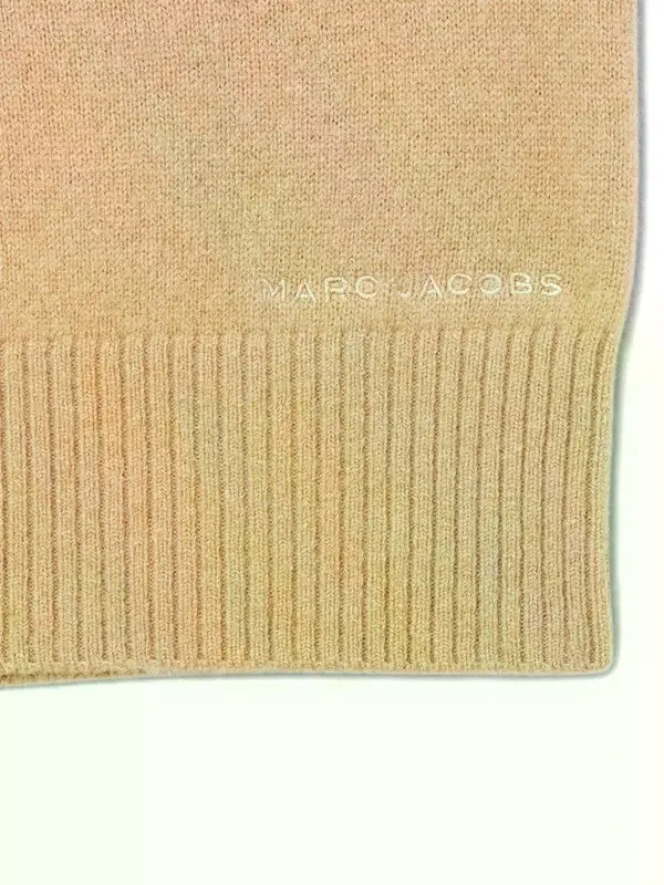 Marc Jacobs Contrast-collar Wool Polo - Brown
