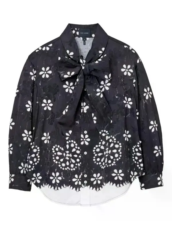 Marc Jacobs Eyelet-detail Bow Blouse