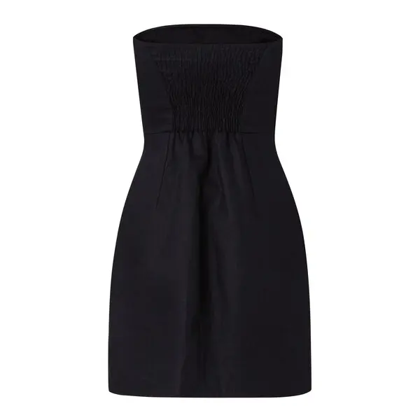 MandiBreeze Lili Linen Dress - Black