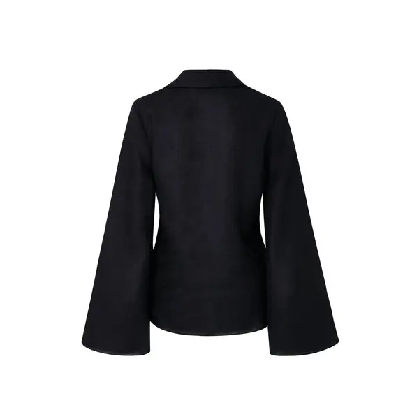 MandiBreeze Adrienne Linen Shirt - Black