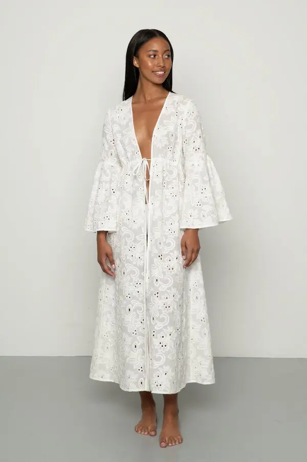 MandiBreeze Colette Kaftan - White