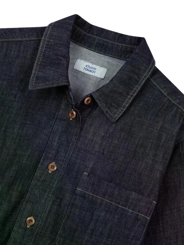 STUDIO TOMBOY Patch-pocket Denim Shirt