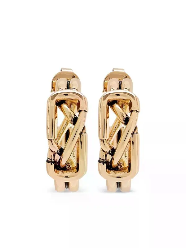 Marc Jacobs Dual Hoop Earrings - Gold