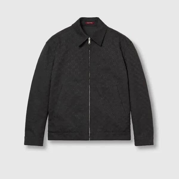 Gucci Reversible Nylon And Gg Canvas Jacket