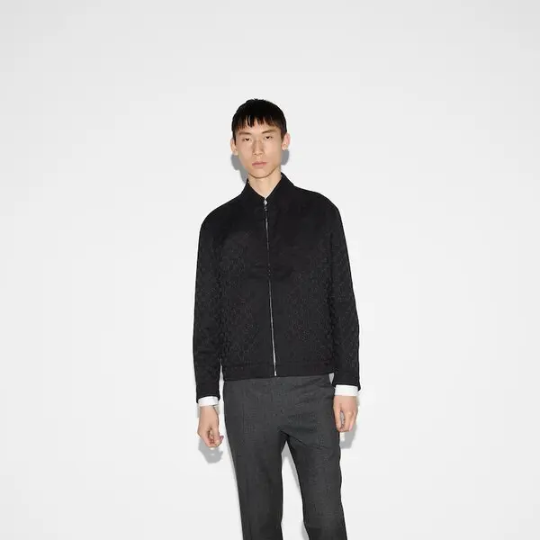 Gucci Reversible Nylon And Gg Canvas Jacket
