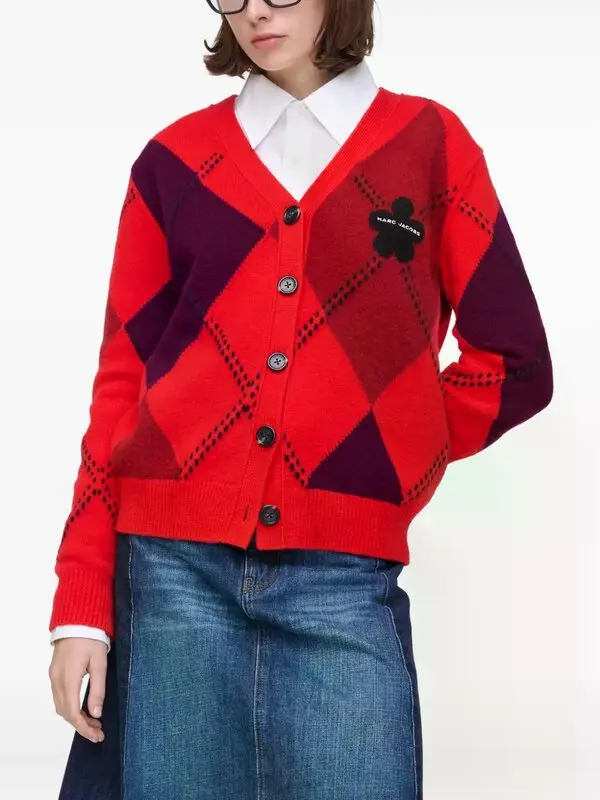 Marc Jacobs Argyle Daisy Cardigan