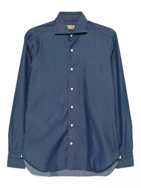 BARBA NAPOLI Long-sleeve Button-down Shirt