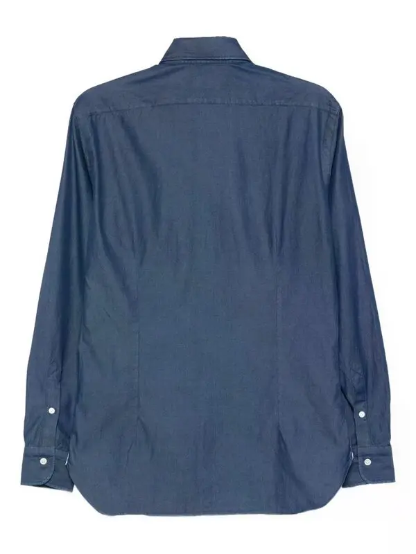 BARBA NAPOLI Long-sleeve Button-down Shirt