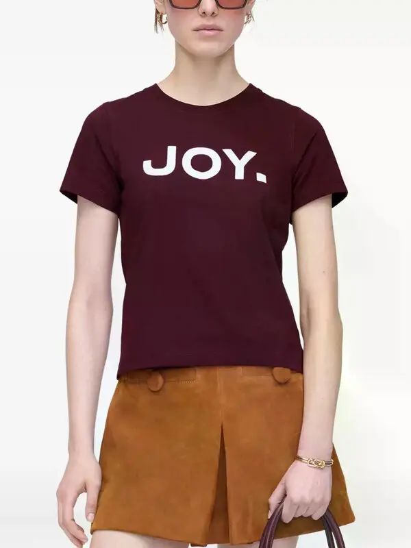 Marc Jacobs Joy-print Cotton T-shirt - Red