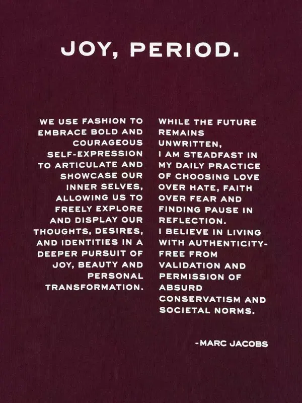 Marc Jacobs Joy-print Cotton T-shirt - Red