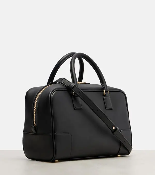 Loewe Amazona 28 Leather Top-handle Bag - Black