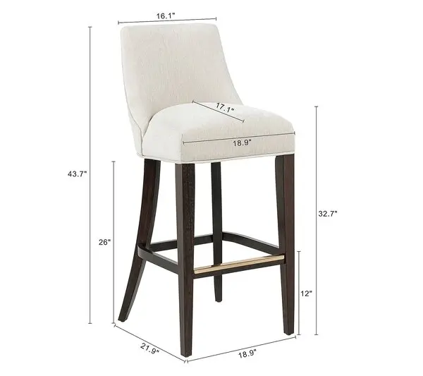 MANHATTAN COMFORT Beever Barstool