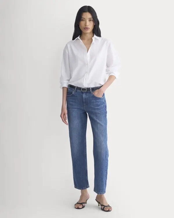 Everlane Low-rise Straight Jean - Dark Indigo