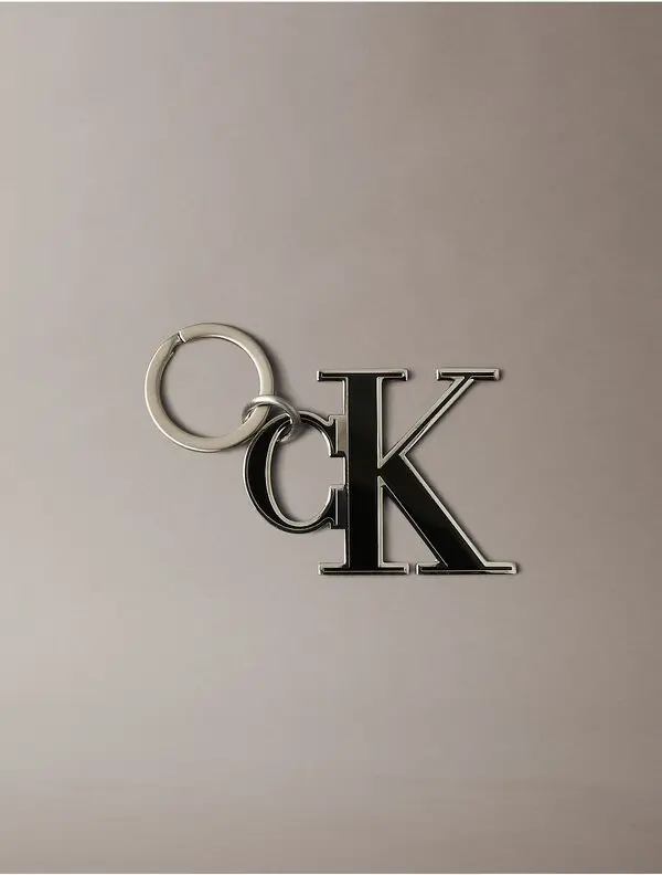Calvin Klein Monogram Key Fob - Black