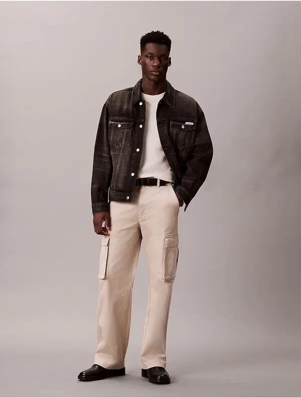 Calvin Klein Baggy Cargo Pants - Island Fossil