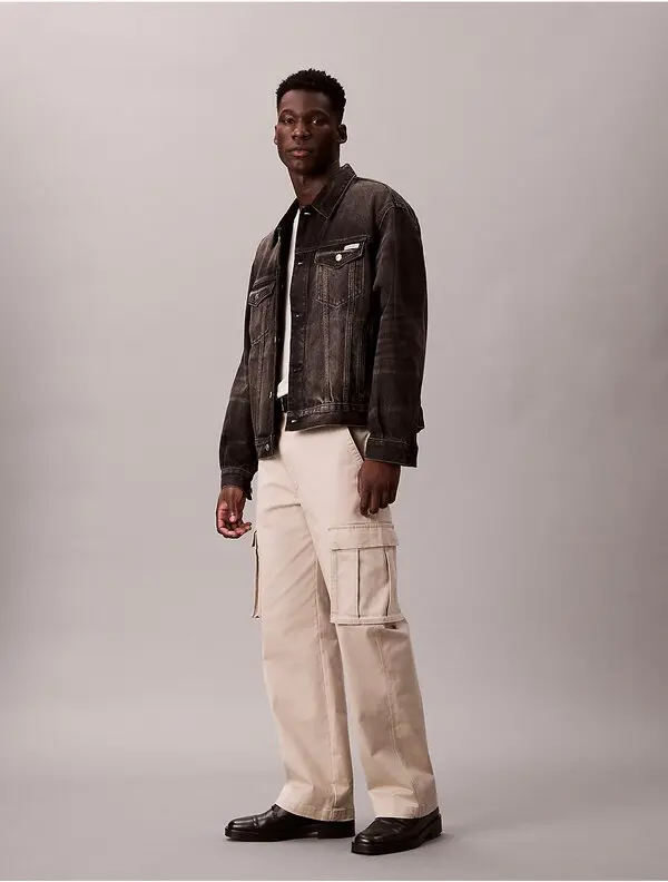 Calvin Klein Baggy Cargo Pants - Island Fossil