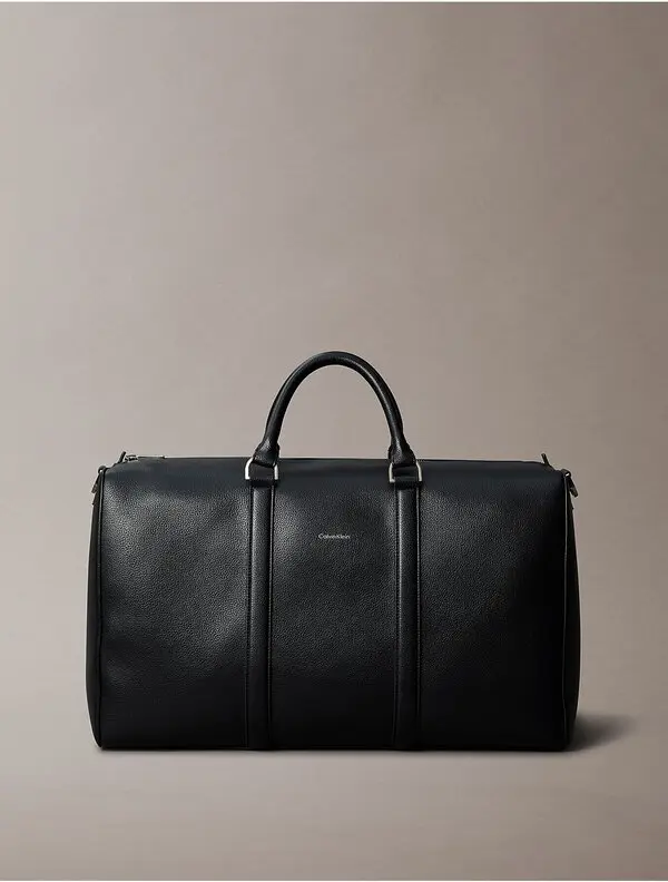 Calvin Klein Micro Pebble Duffle Bag - Black