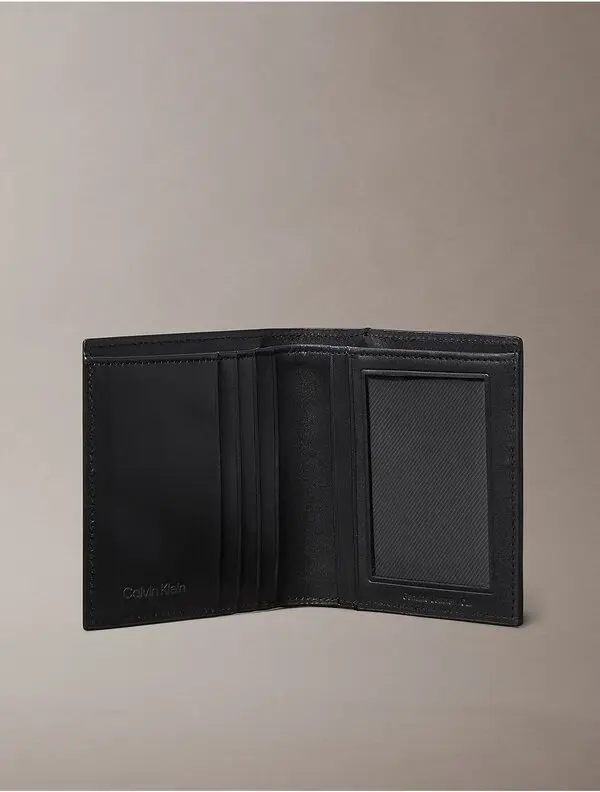 Calvin Klein Plaque Logo Slim Bifold Wallet
