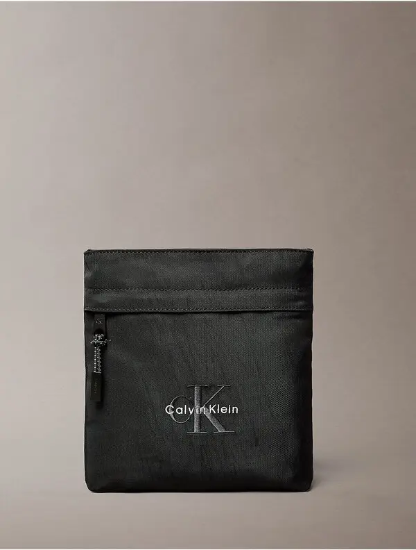 Calvin Klein Nylon Flatpack - Black