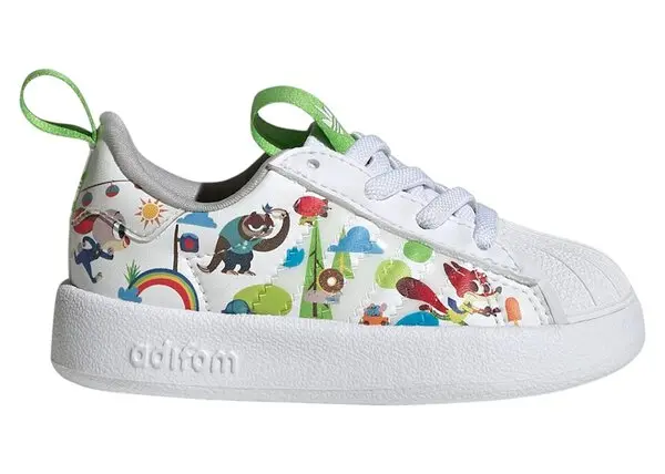 Adidas Adifom Superstar 360 Disney Sneakers - Cloud White/grey Two/semi Lucid Lime