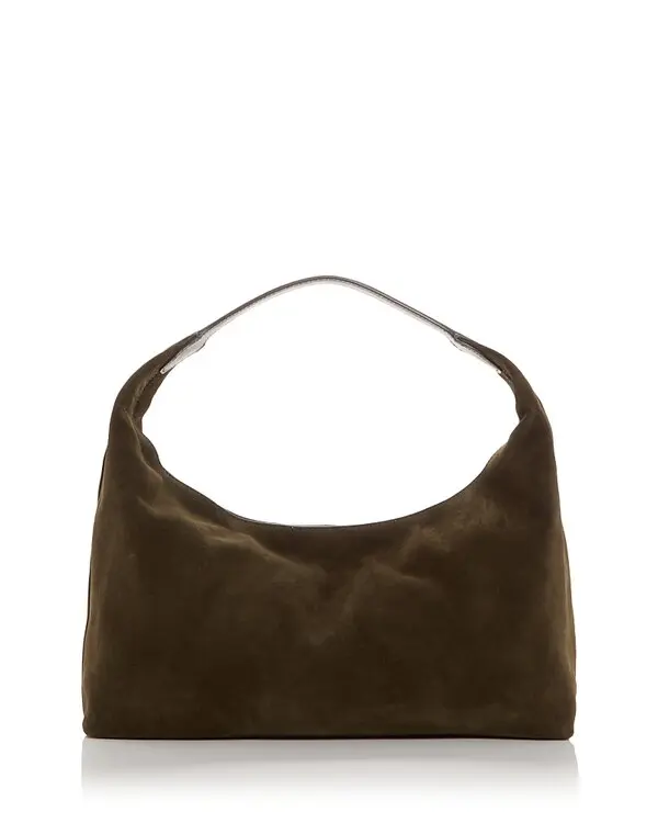 Madewell The Mylie Suede Shoulder Bag - Loden