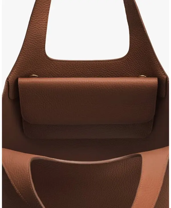 Cuyana System Flap Bag - Dark Chestnut